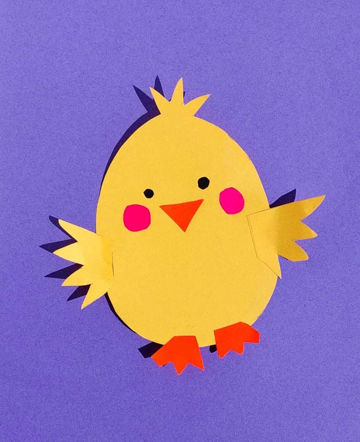 Easy Easter Chick Craft For Kids - Ak Pal Kitchen