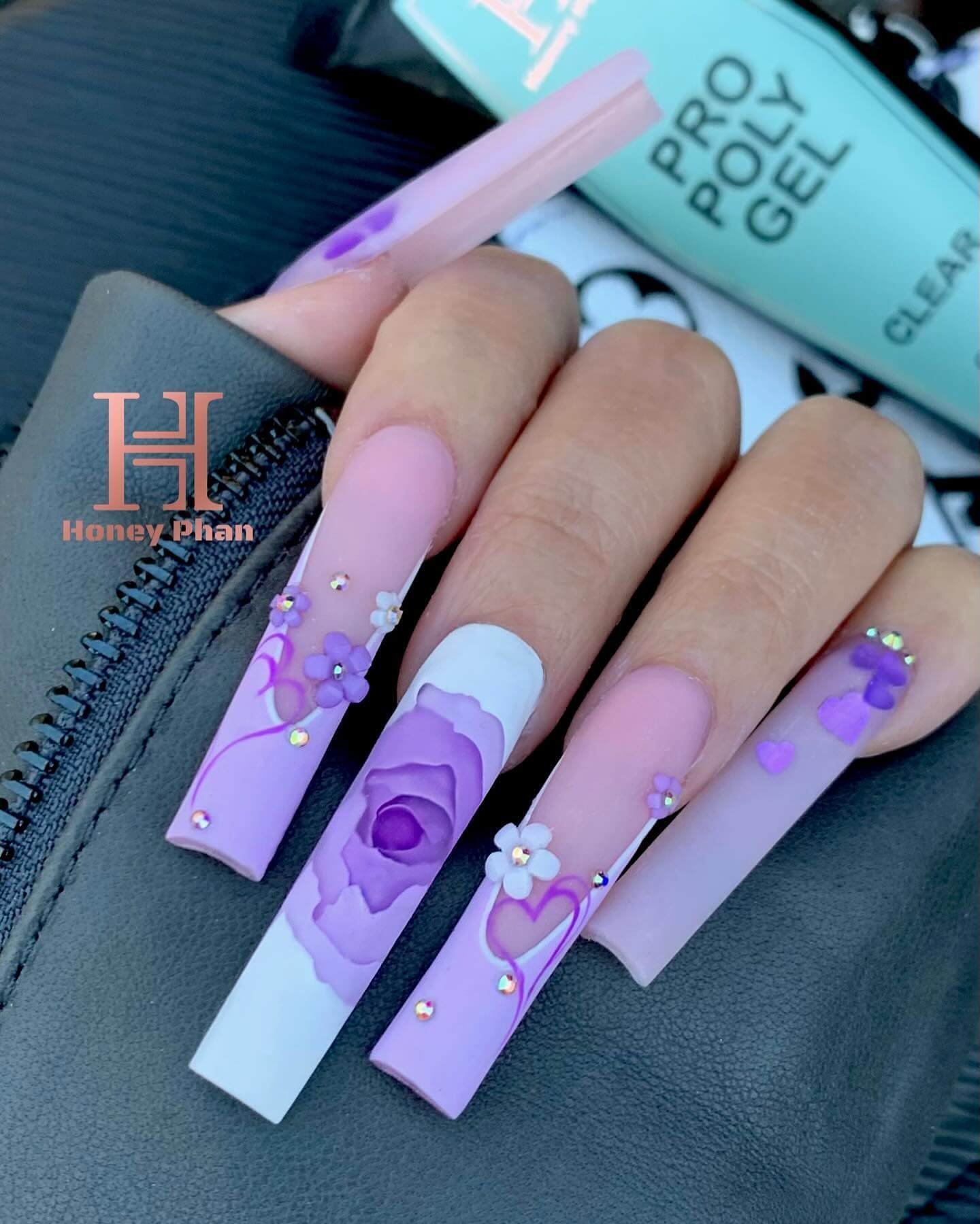 25 Best Spring Acrylic Nails - Ak Pal Kitchen