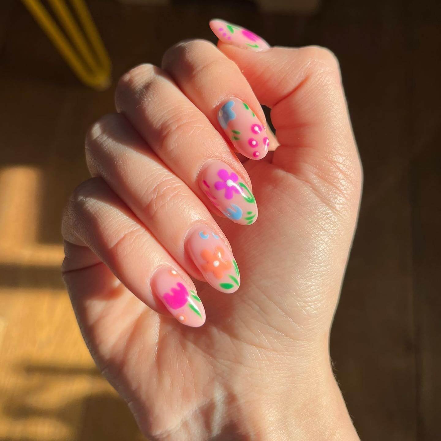 51 Best Spring Floral Nails - Ak Pal Kitchen
