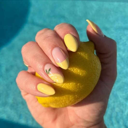 31 Trendy Lemon Nails - Ak Pal Kitchen