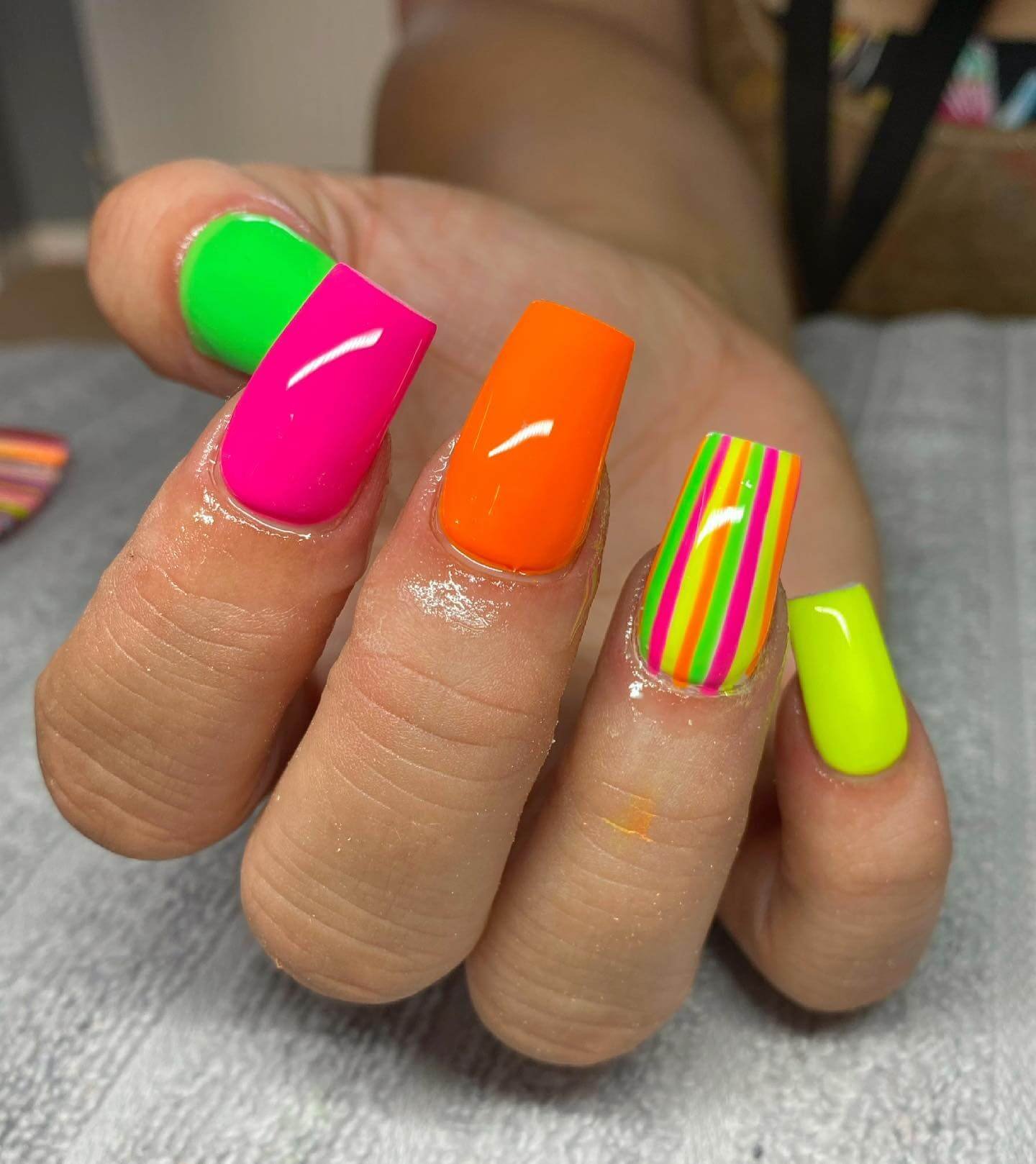 31 Bright Neon Summer Nails - Ak Pal Kitchen