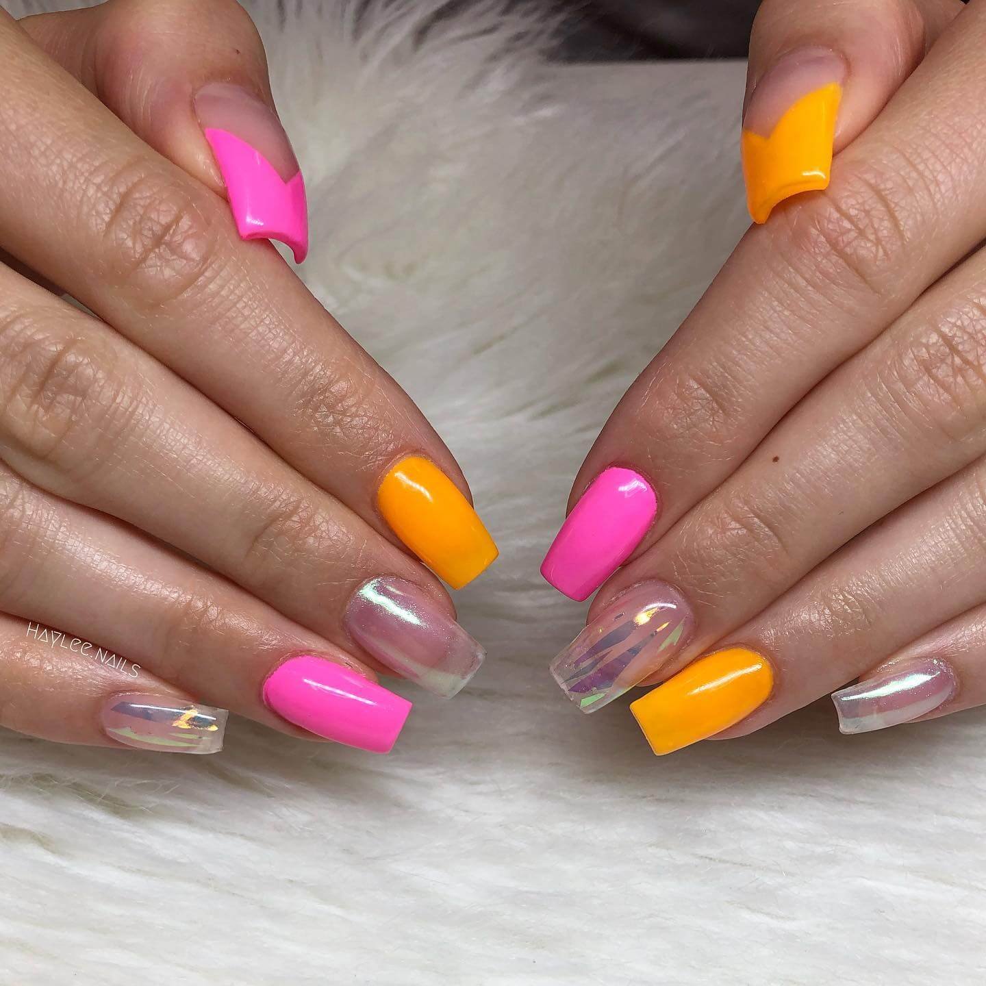 31 Bright Neon Summer Nails - Ak Pal Kitchen