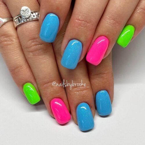 31 Bright Neon Summer Nails - Ak Pal Kitchen