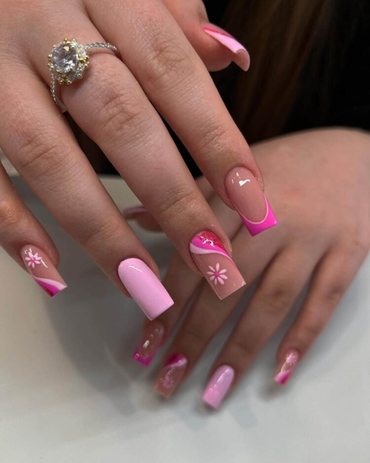 31 Trendy Pink Nail Designs - Ak Pal Kitchen
