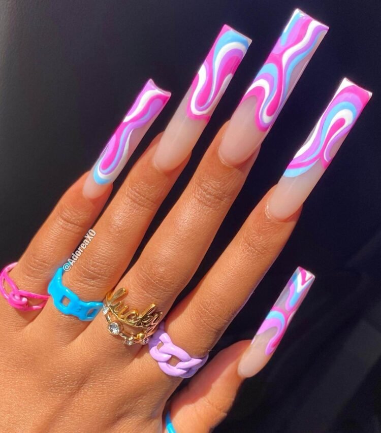 31 Trendy Summer Acrylic Nails - Ak Pal Kitchen