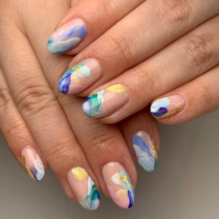 31 Trending Abstract Nail Art Designs - Ak Pal Kitchen