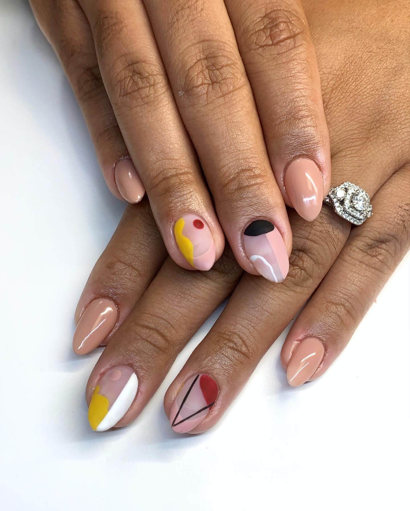 31 Best Geometric Nail Art Designs - Ak Pal Kitchen