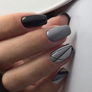 31 Best Geometric Nail Art Designs - Ak Pal Kitchen
