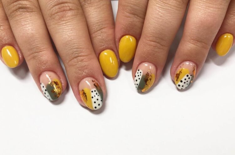 31 Trendy Mustard Yellow Nails - Ak Pal Kitchen