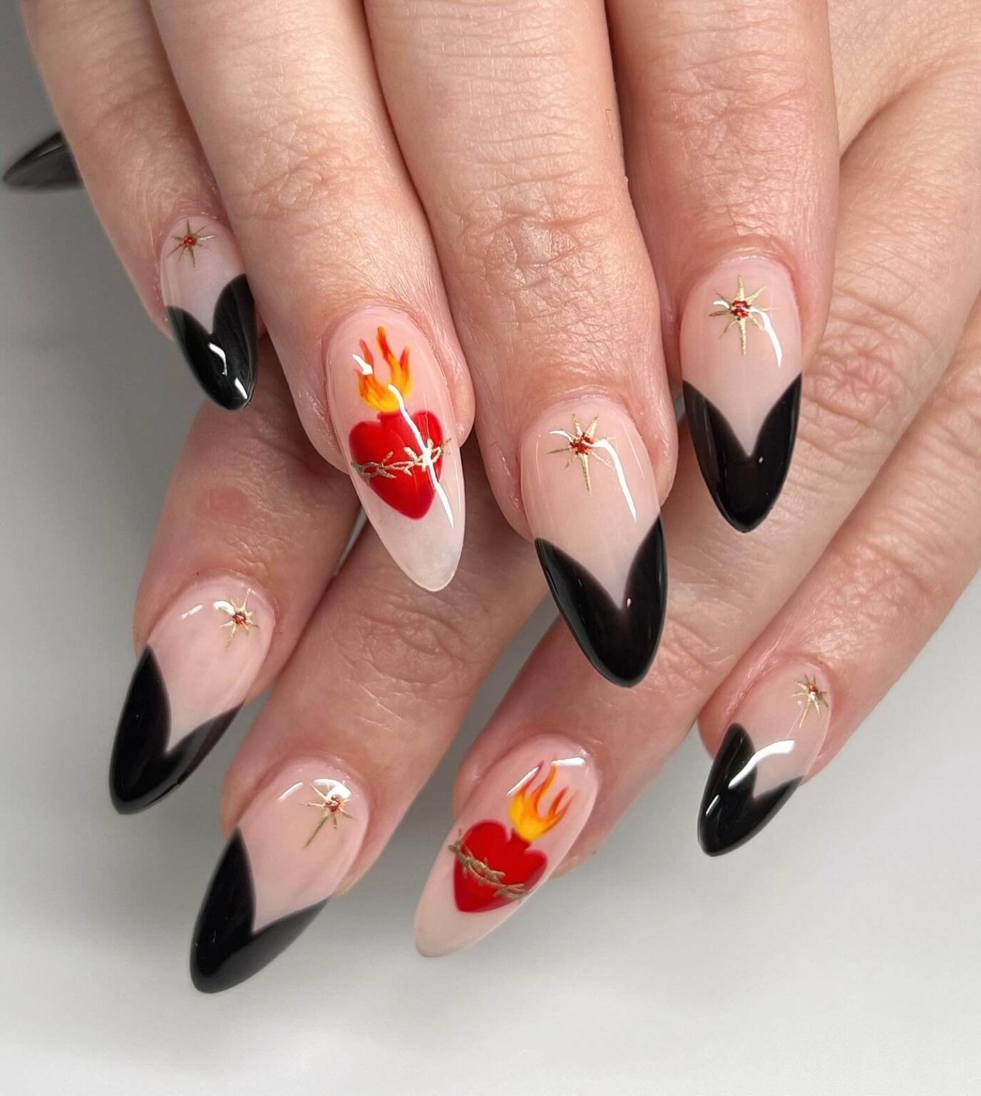 31 Cute Heart Nails - Ak Pal Kitchen