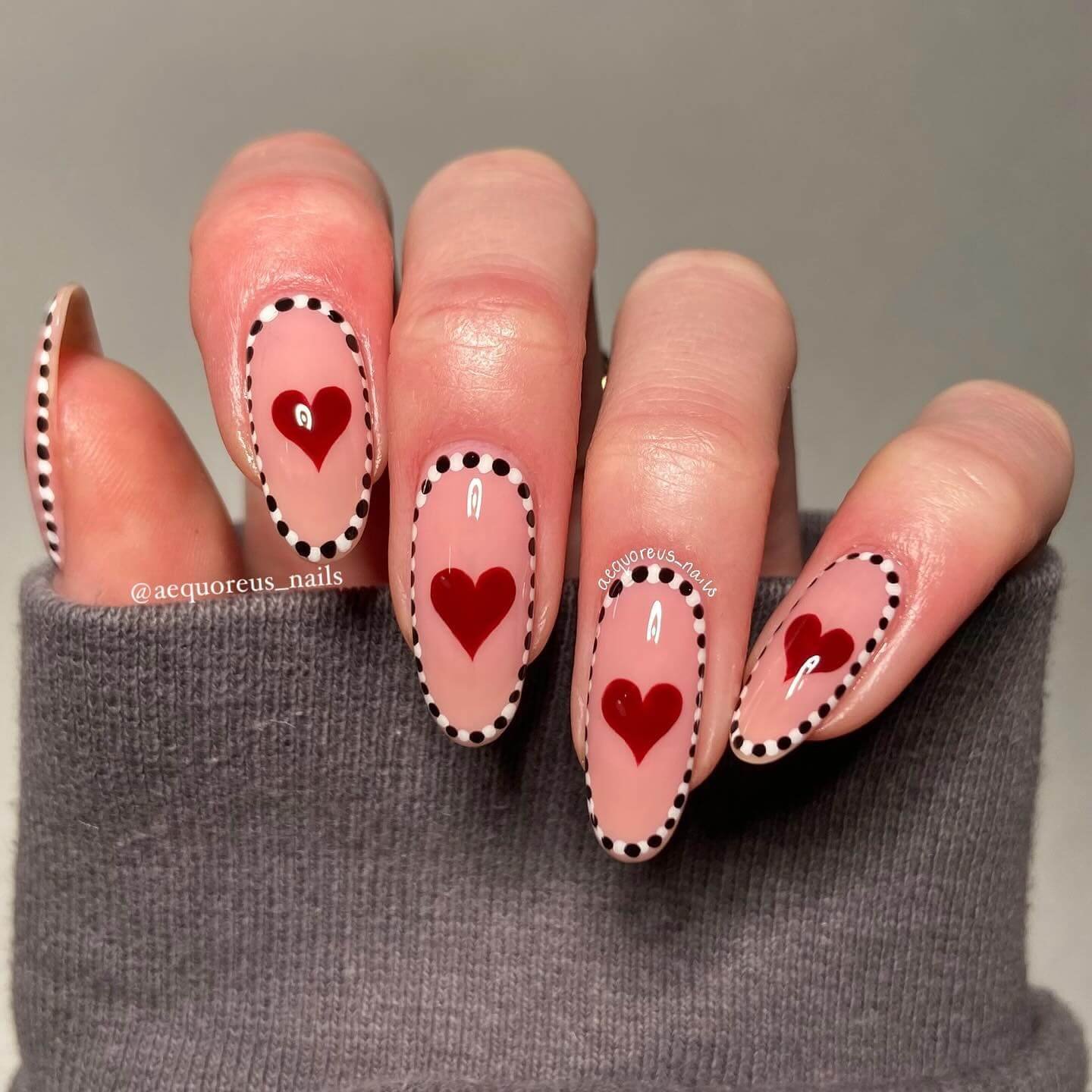 31 Cute Heart Nails - Ak Pal Kitchen