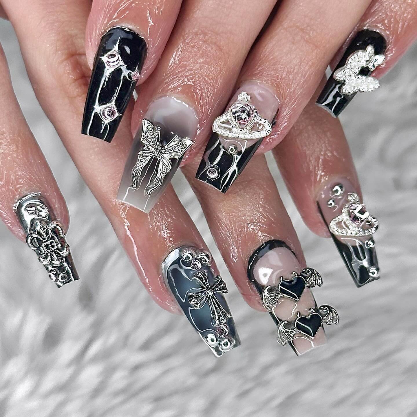 31 Stunning Silver Nails - Ak Pal Kitchen