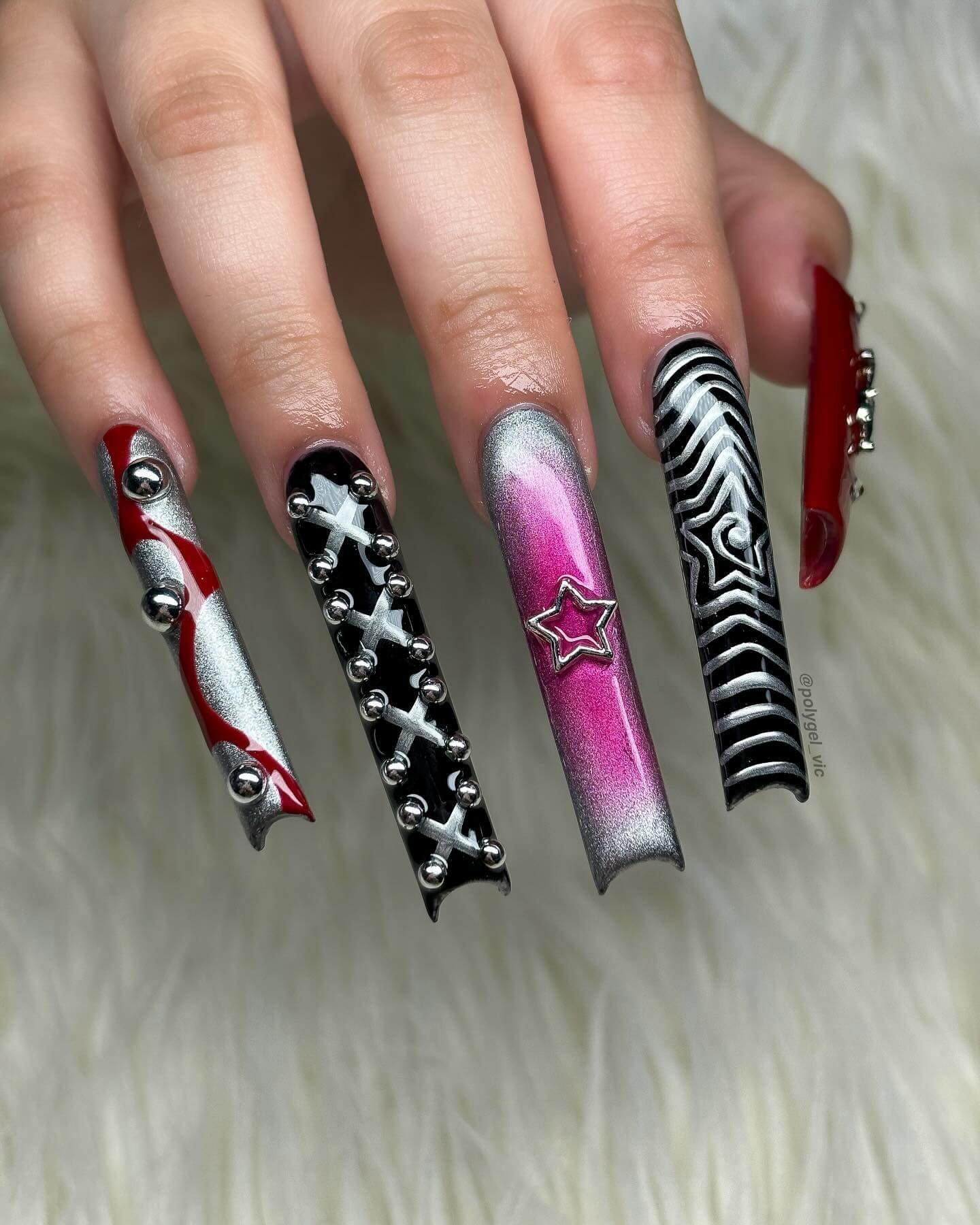 31 Stunning Silver Nails - Ak Pal Kitchen