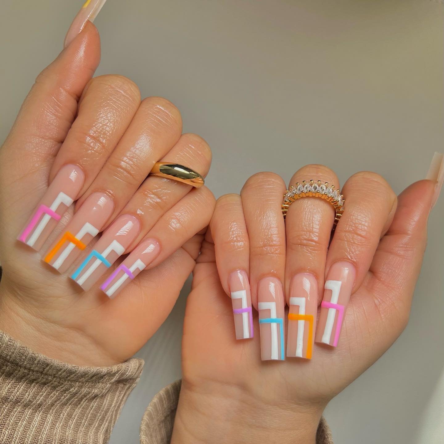 31 Cute Spring French Tip Nails - Ak Pal Kitchen
