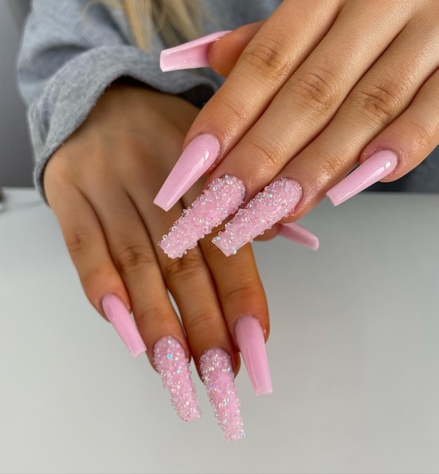 21 Gorgeous Baby Pink Nails - Ak Pal Kitchen