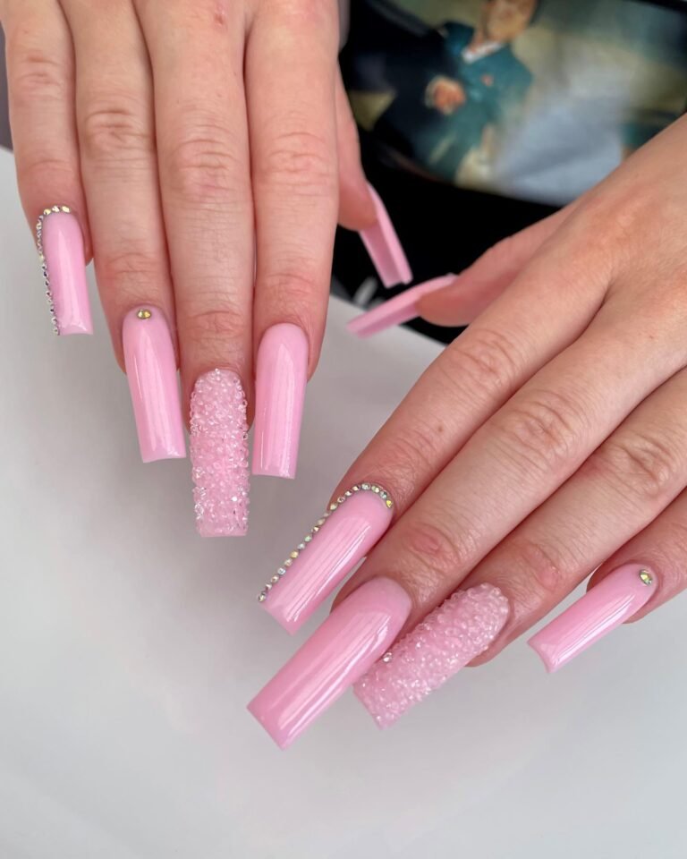 21 Gorgeous Baby Pink Nails - Ak Pal Kitchen