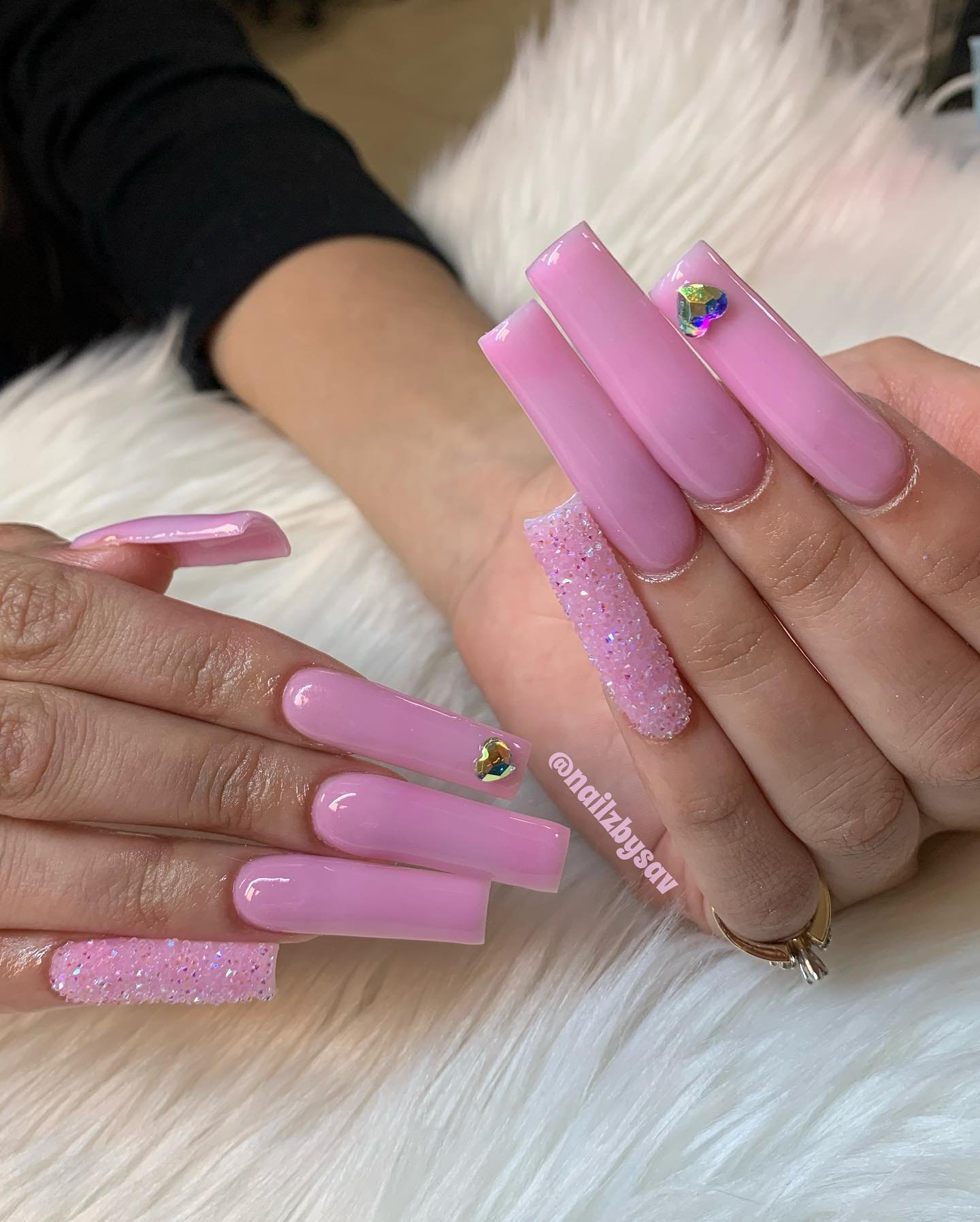 21 Gorgeous Baby Pink Nails - Ak Pal Kitchen