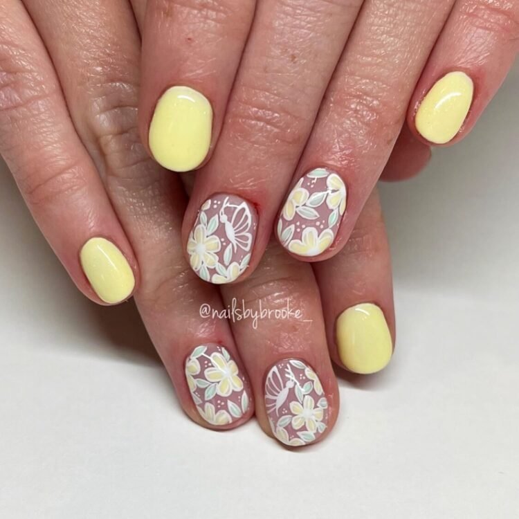21 Trendy Pastel Yellow Nails - Ak Pal Kitchen