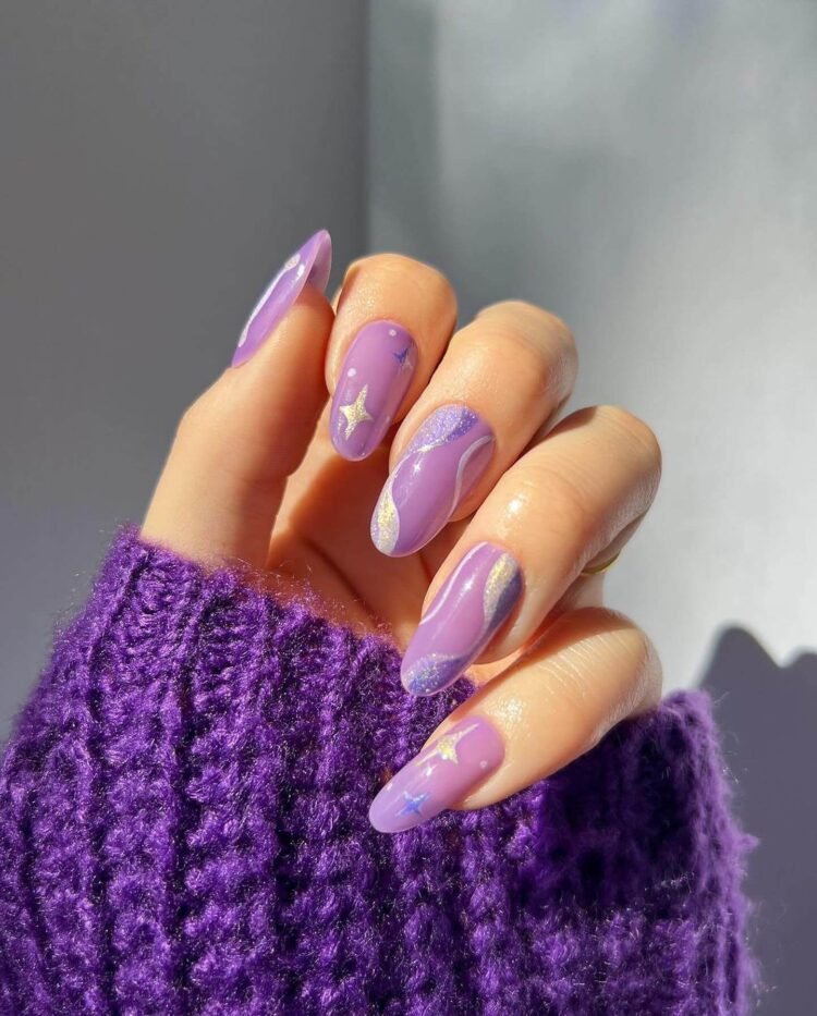 31 Cute Purple Nails - Ak Pal Kitchen